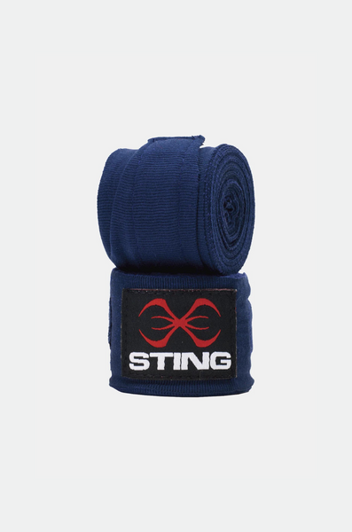 STING 4.5m Elasticised Hand Wraps-Navy – STING Australiaᵀᴹ
