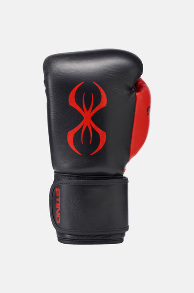Evolution Velcro Boxing Gloves - Black/Red – STING Australiaᵀᴹ