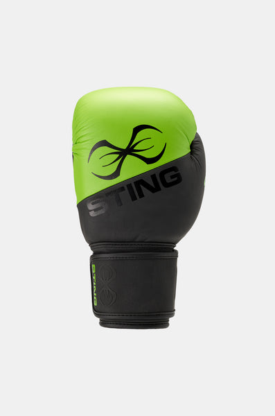 STING Orion Boxing Gloves-Black/Green – STING Australiaᵀᴹ
